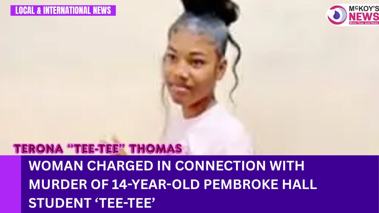 Woman Charged in Connection with Murder of 14-Year-Old Pembroke Hall ...